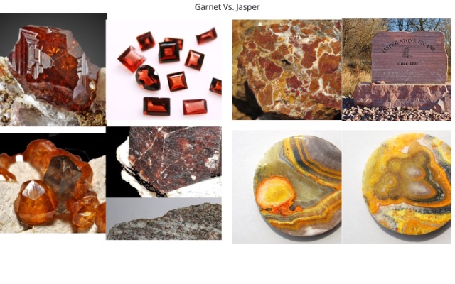 Garnet Vs. Jasper - Differences and Similarities