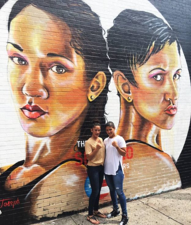 Amanda & Cindy Serrano / Le dedican mural en Nueva York | BoxeoMundial ...