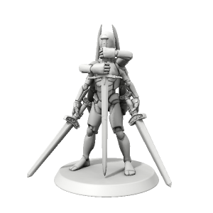 Multiarm Swordsman APR - made with Hero Forge