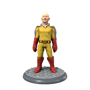 Saitama - made with Hero Forge