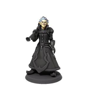 moon mace mage - made with Hero Forge