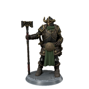 Ace of Clubs - made with Hero Forge