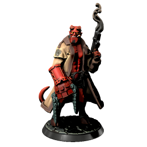 HB Hellboy - made with Hero Forge