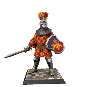 Late 14th Century Knight - made with Hero Forge