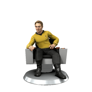 Star Trek Captain Kirk Chair - made with Hero Forge