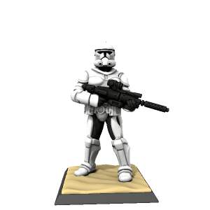 Clone Trooper AKR - made with Hero Forge