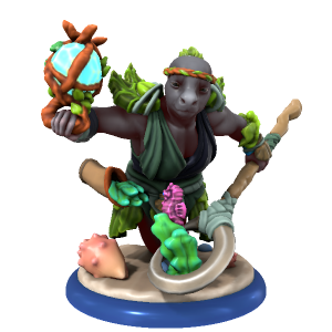 Manatee Mermaid - made with Hero Forge