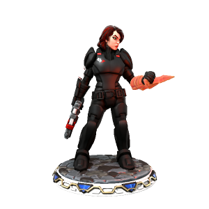 Commander Jane Shepard - made with Hero Forge