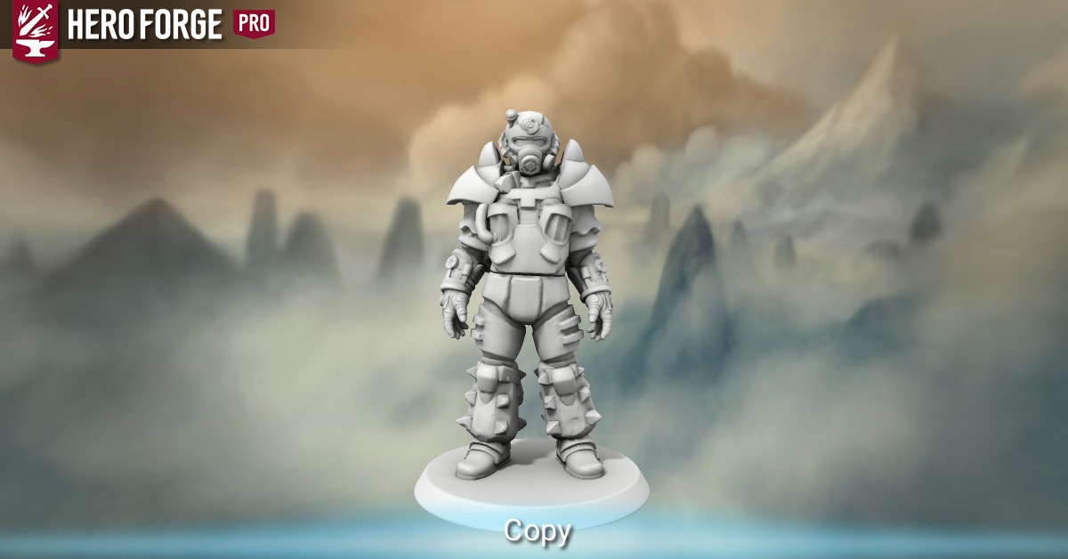 Power Armor - made with Hero Forge