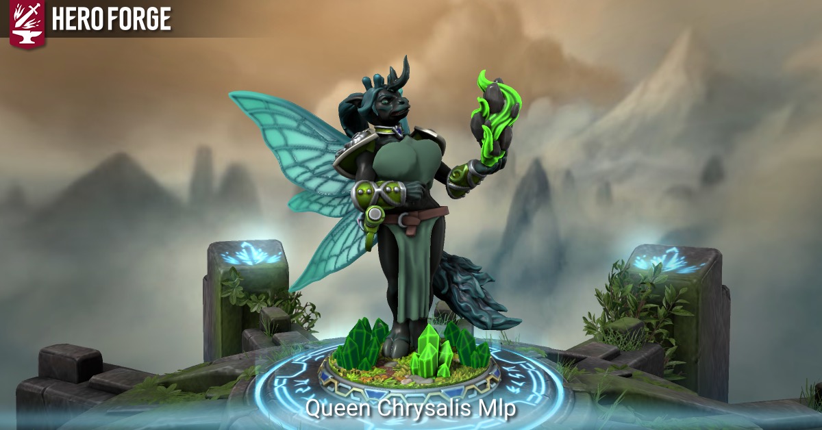 MLP Queen Chrysalis - made with Hero Forge