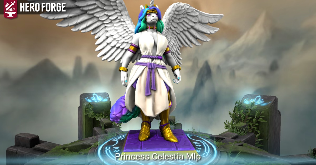 MLP Princess Celestia - made with Hero Forge