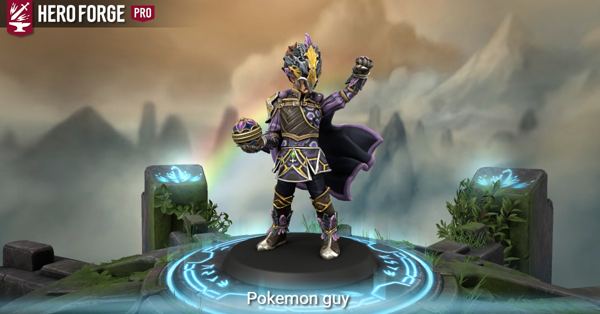 Pokemon guy - made with Hero Forge