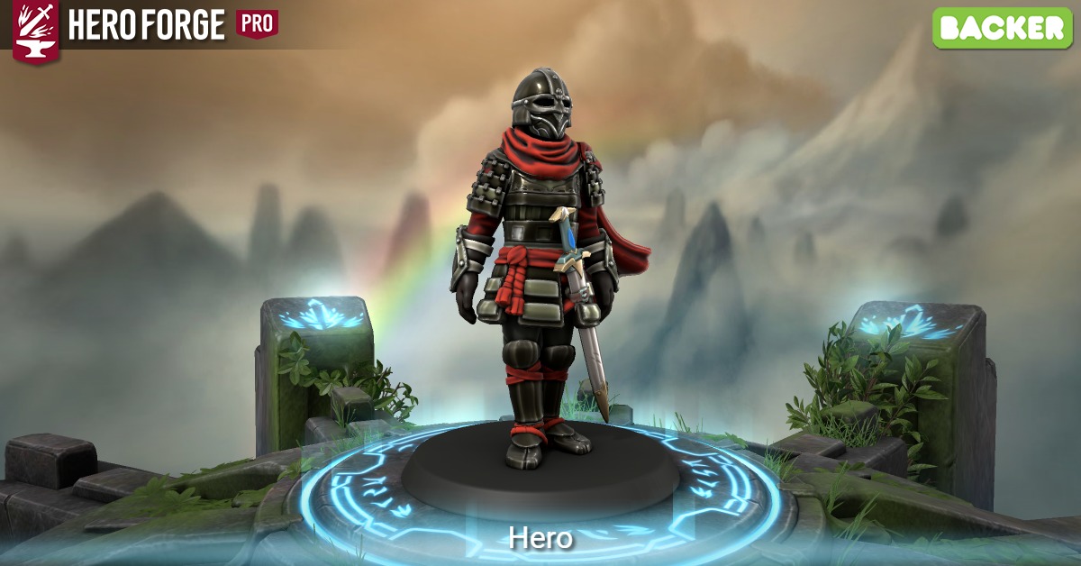 - made with Hero Forge