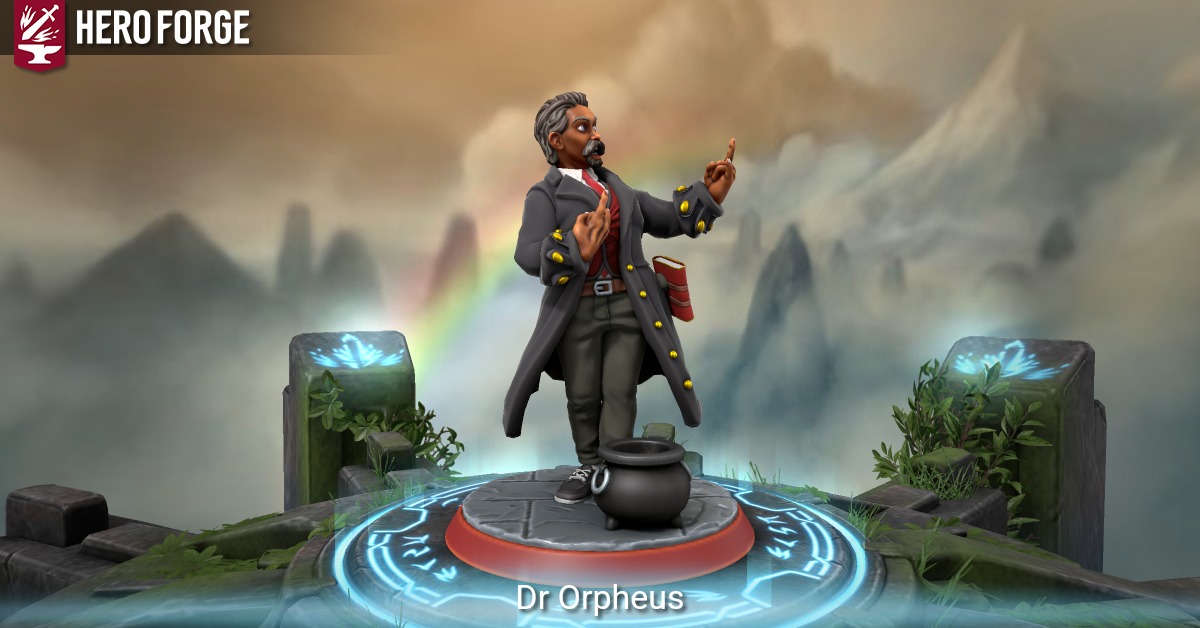 Dr Orpheus - made with Hero Forge