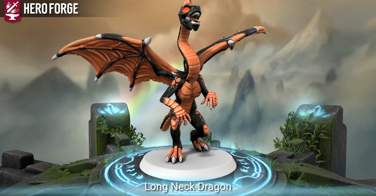 Long Neck Dragon - made with Hero Forge