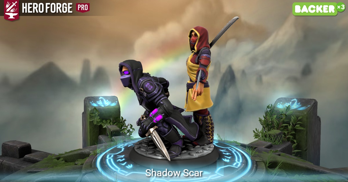 Shadow Scar - made with Hero Forge