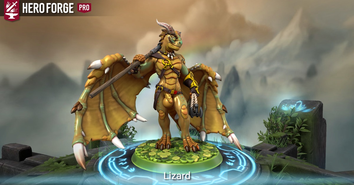 Lizard - made with Hero Forge