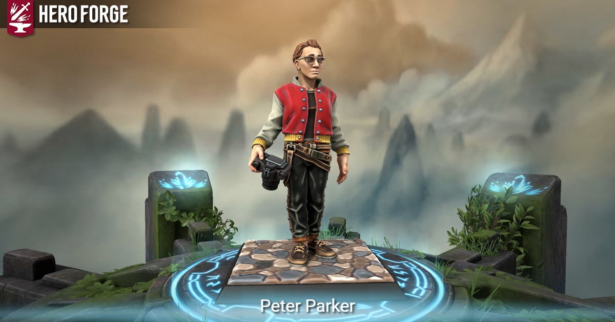 Peter Parker - made with Hero Forge