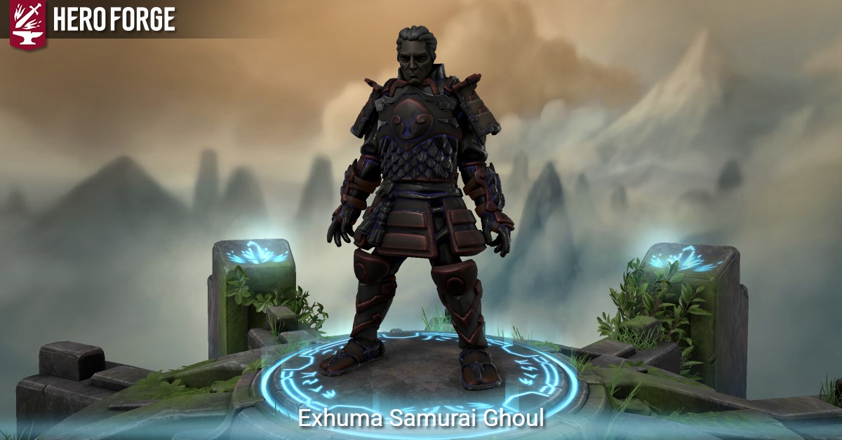Exhuma Samurai Ghoul - made with Hero Forge