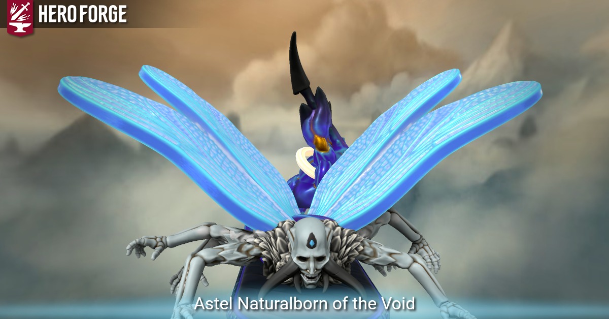 Astel Naturalborn of the Void - made with Hero Forge