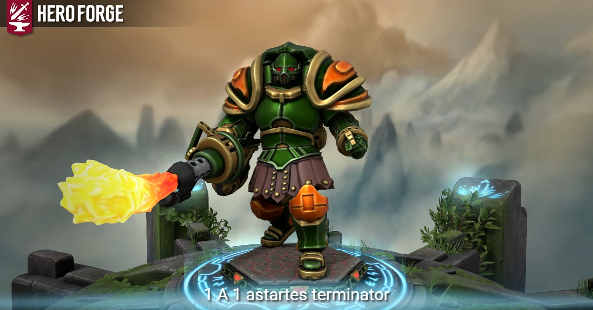 1 A 1 astartes terminator - made with Hero Forge