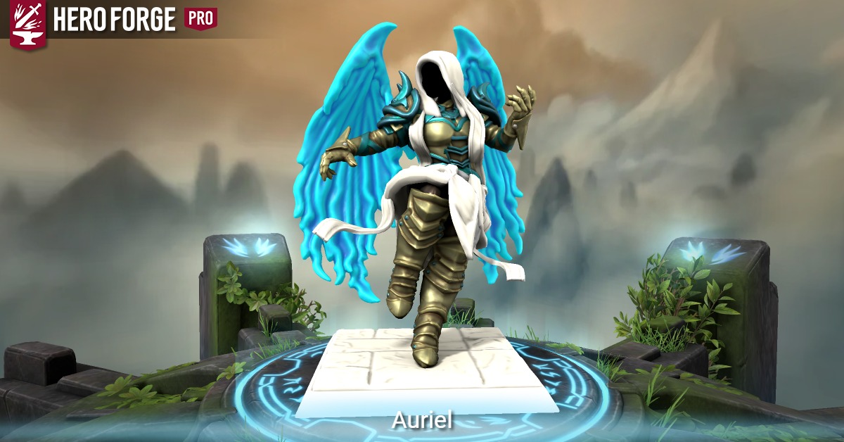 Auriel - made with Hero Forge