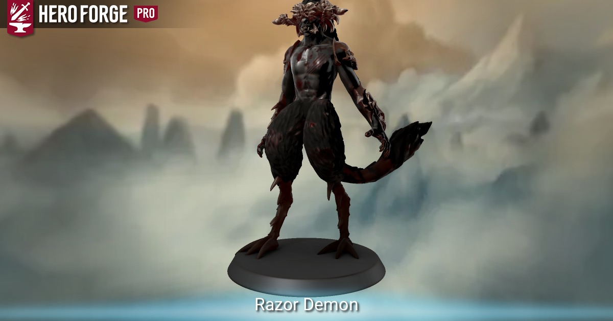 Razor Demon - made with Hero Forge