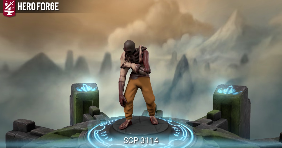 SCP 3114 - made with Hero Forge