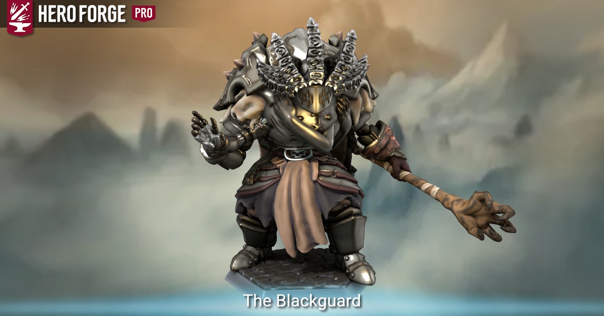 The Blackguard - made with Hero Forge