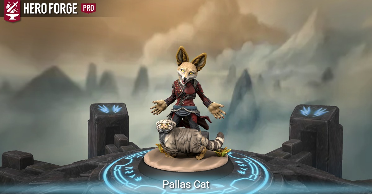 Pallas Cat - made with Hero Forge