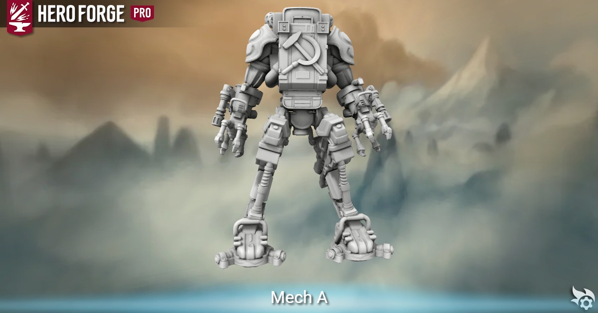 Mech A - made with Hero Forge