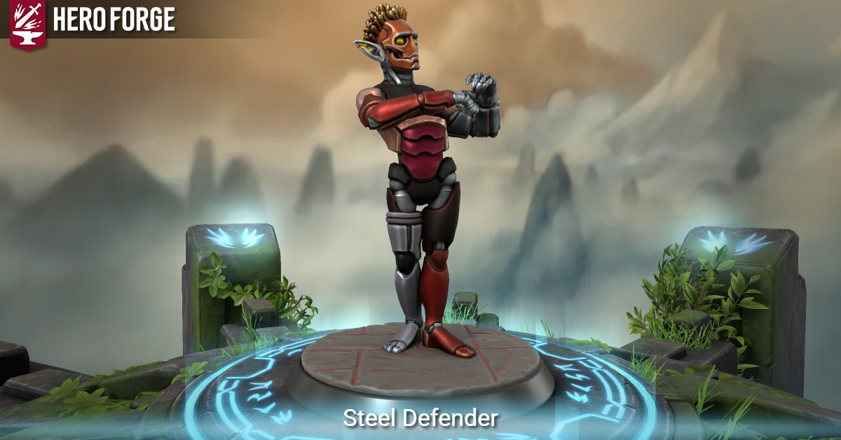 Steel Defender - made with Hero Forge