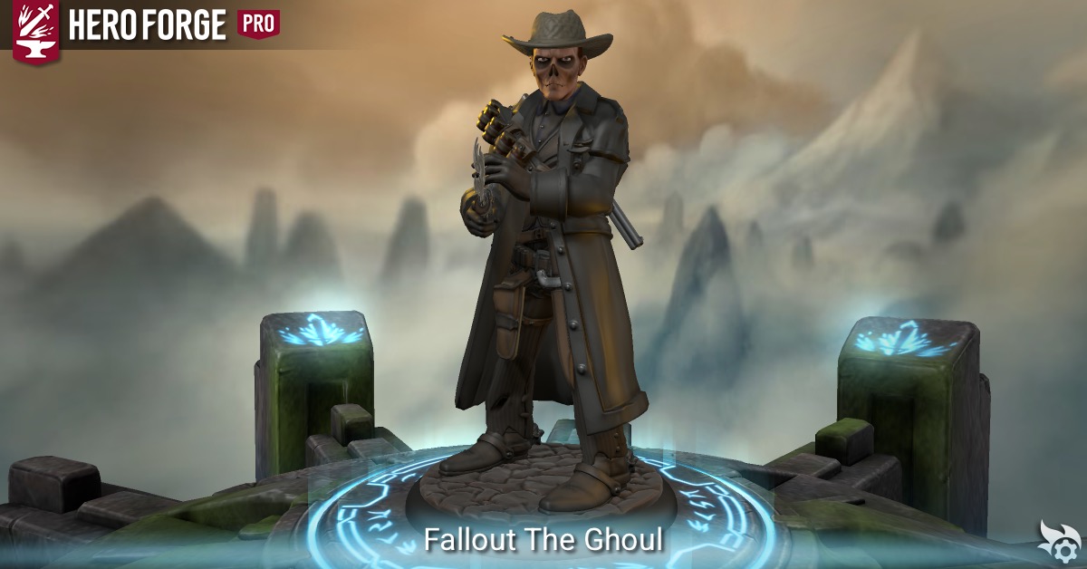 Fallout The Ghoul - made with Hero Forge