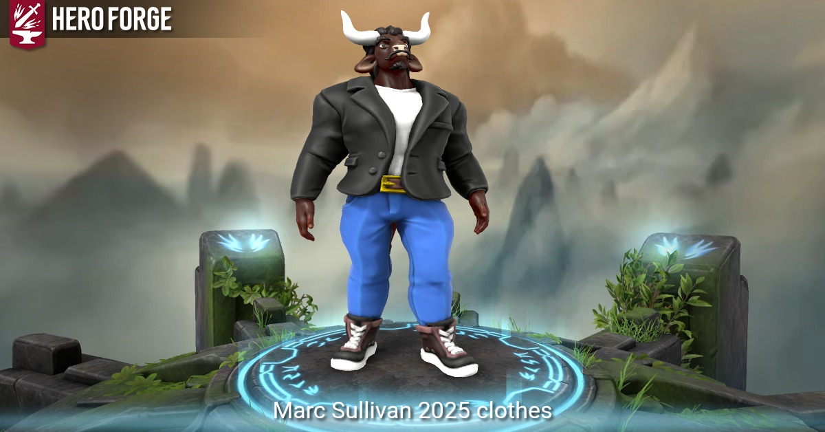 Marc Sullivan 2025 clothes - made with Hero Forge