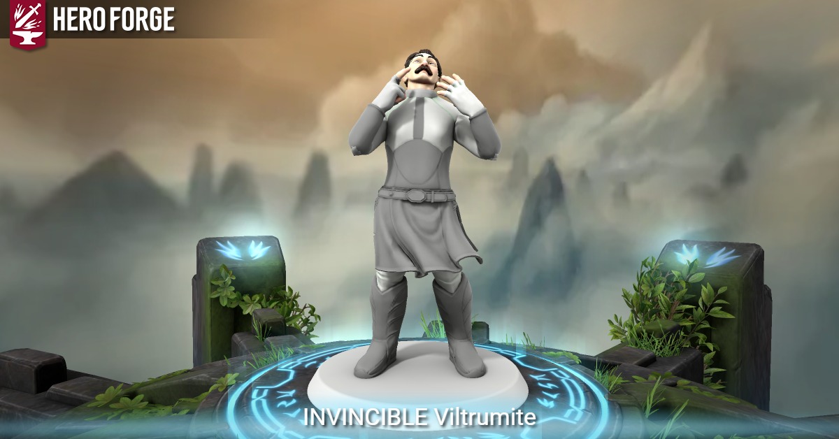INVINCIBLE Viltrumite - made with Hero Forge