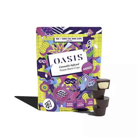 Oasis - Mini Peanut Butter Cups - Edibles | HERB