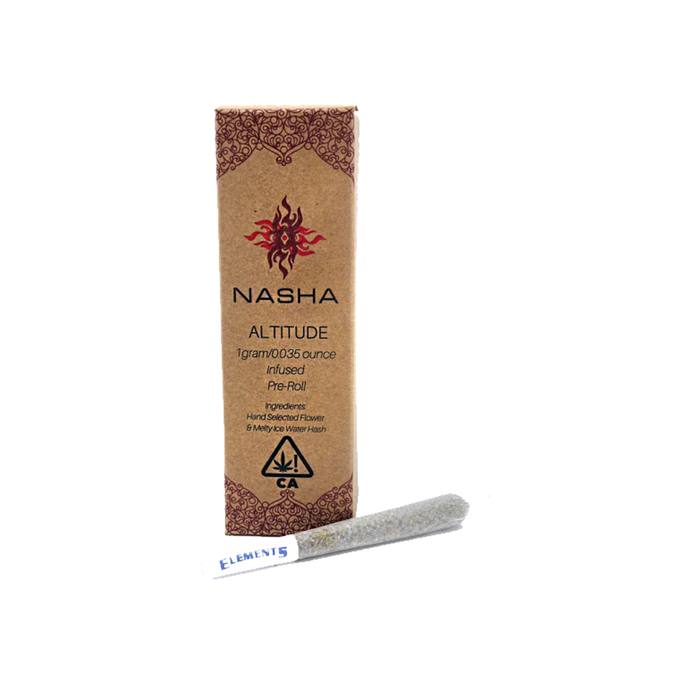 Nasha - Nigerian Haze WAK (SH) Hash-Infused Single Pre-Roll (1 Gram) | HERB