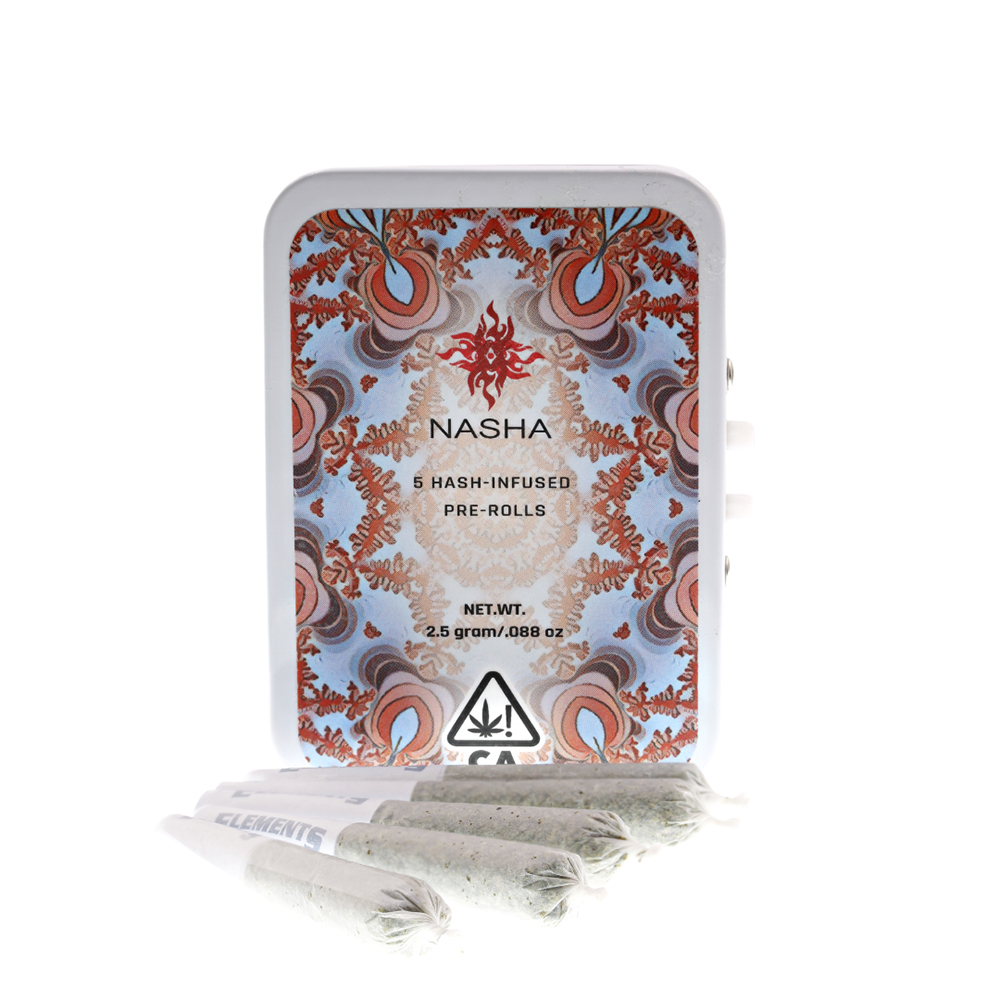 Nasha - 2 Wave Hold Down Hash-Infused Pre-Roll Pack (IH) (5 Pre-rolls ...