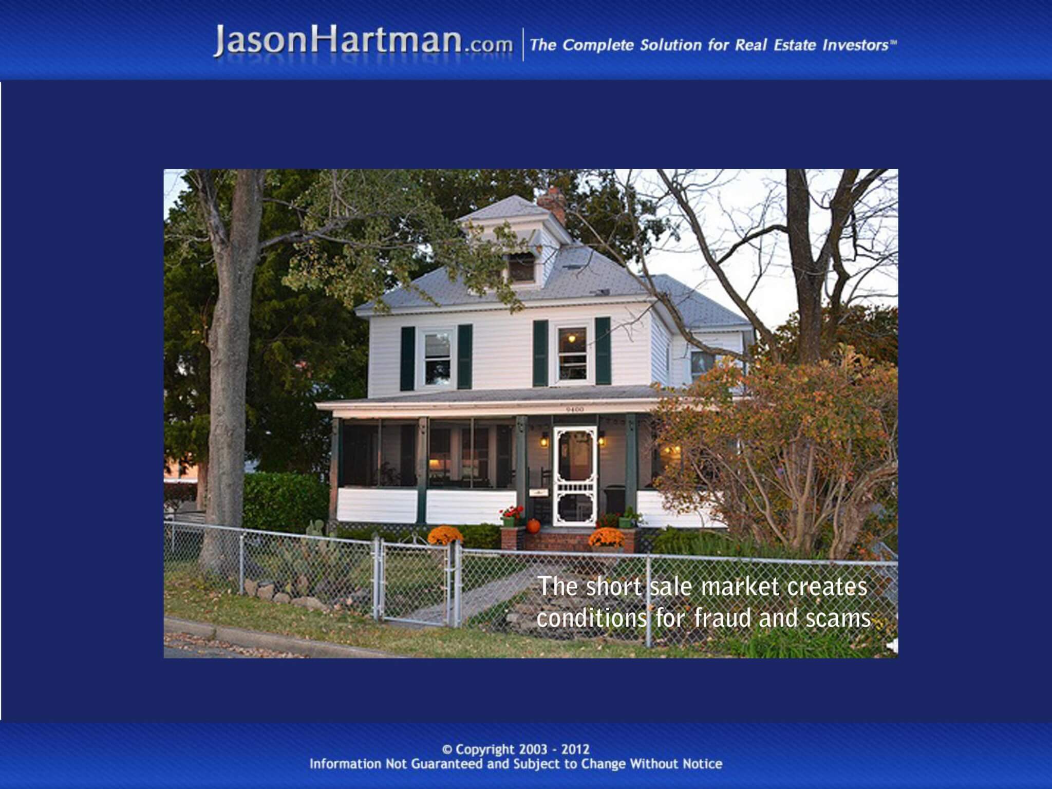 Short Sale Fraud: Avoiding Traps | Jason Hartman Short Sale Fraud: Avoiding Traps | Jason Hartman