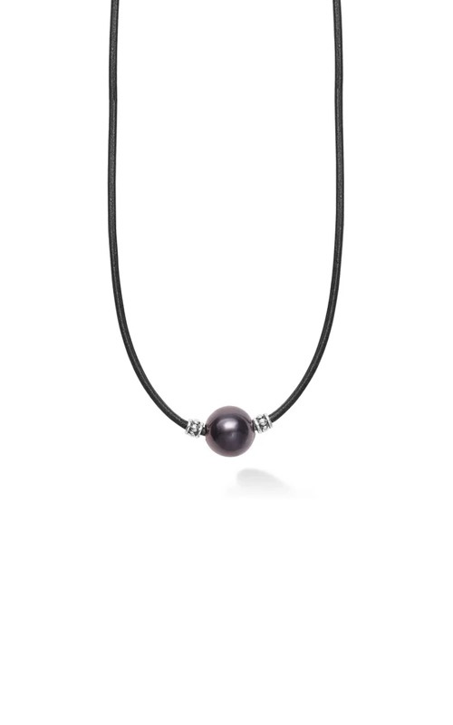 Lagos Sterling Silver Anthem Tahitian Pearl Pendant Necklace 20 Exclusive Black