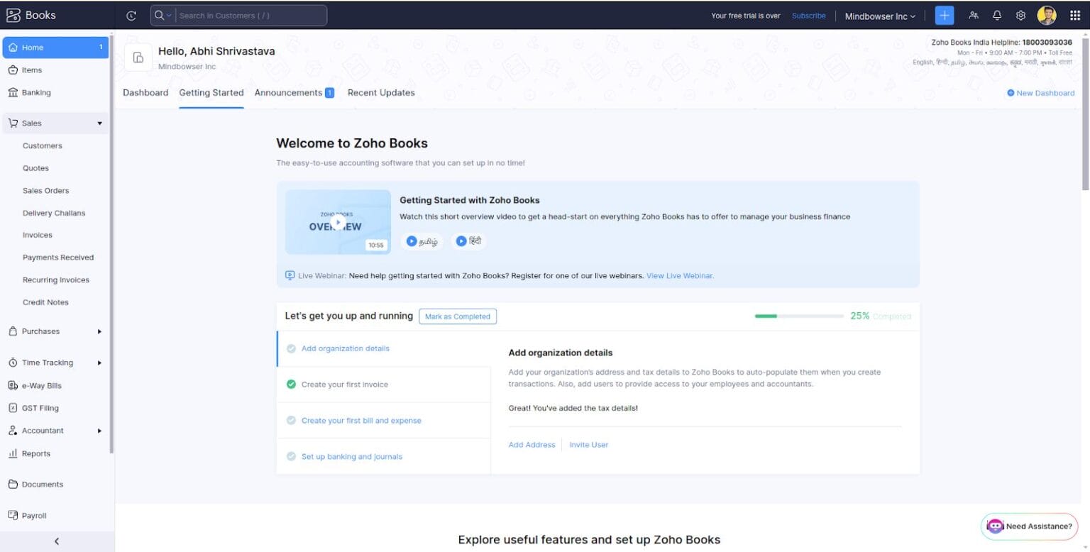 Step-by-Step Zoho Books Integration Explained