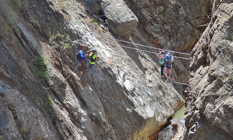 Ouray Via Ferrata - San Juan Mountain Guides