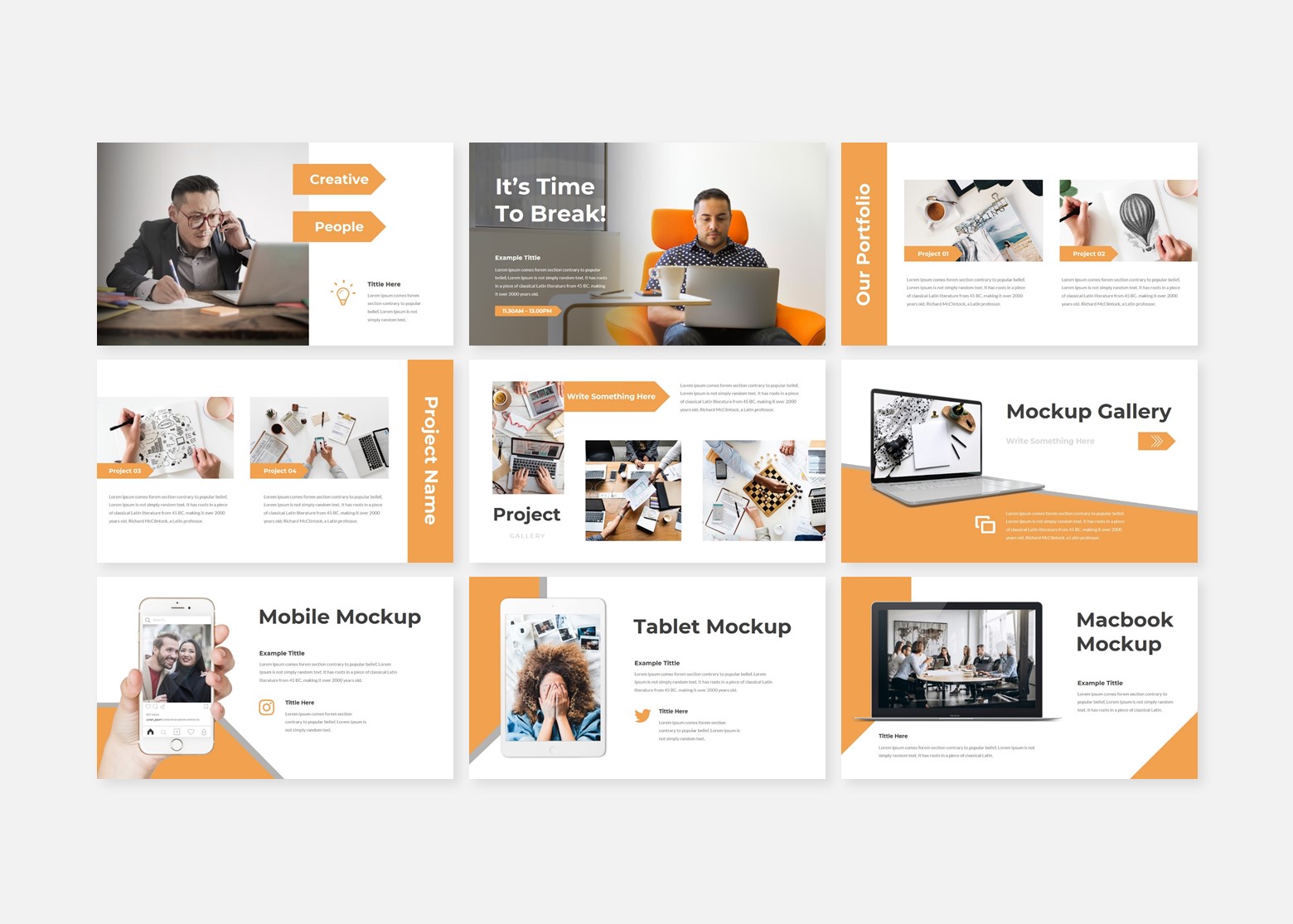 Strenght - Business Presentation PowerPoint template for $19